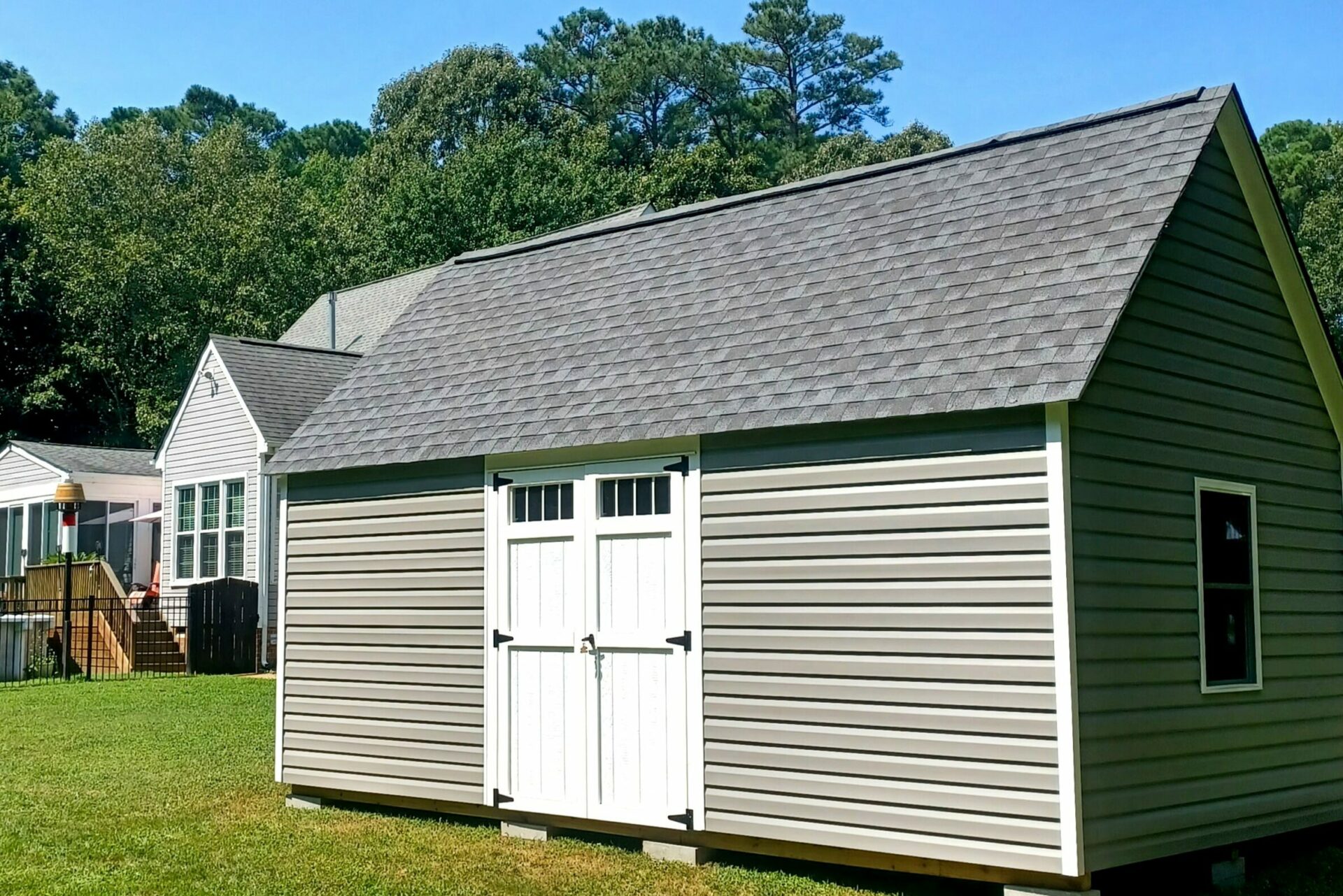 Vinyl Shed Siding | Shed Siding Options - Tidewater Sheds