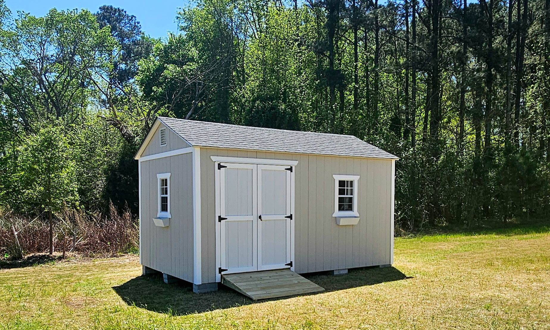 10x16 Shed in Suffolk VA | On Site Built by Tidewater Sheds