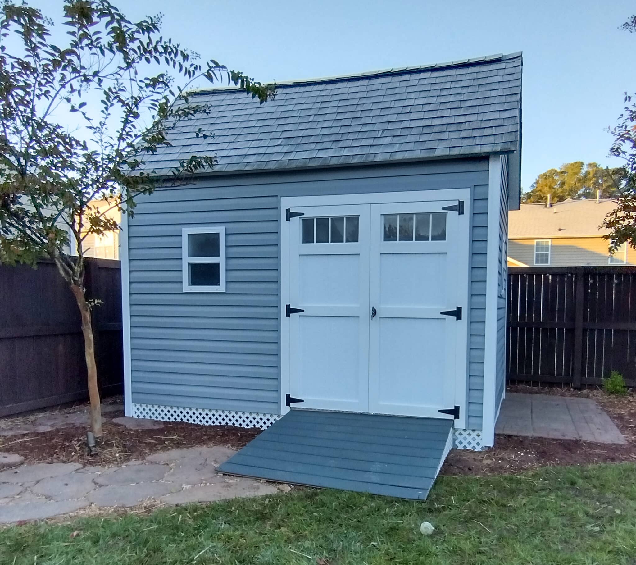 Vinyl Shed Siding | Shed Siding Options - Tidewater Sheds