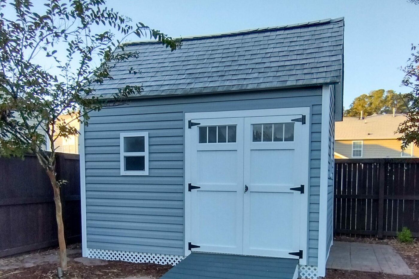 Vinyl Shed Siding | Shed Siding Options - Tidewater Sheds
