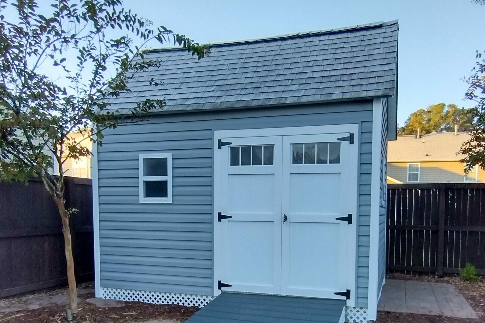 Vinyl Shed Siding | Shed Siding Options - Tidewater Sheds