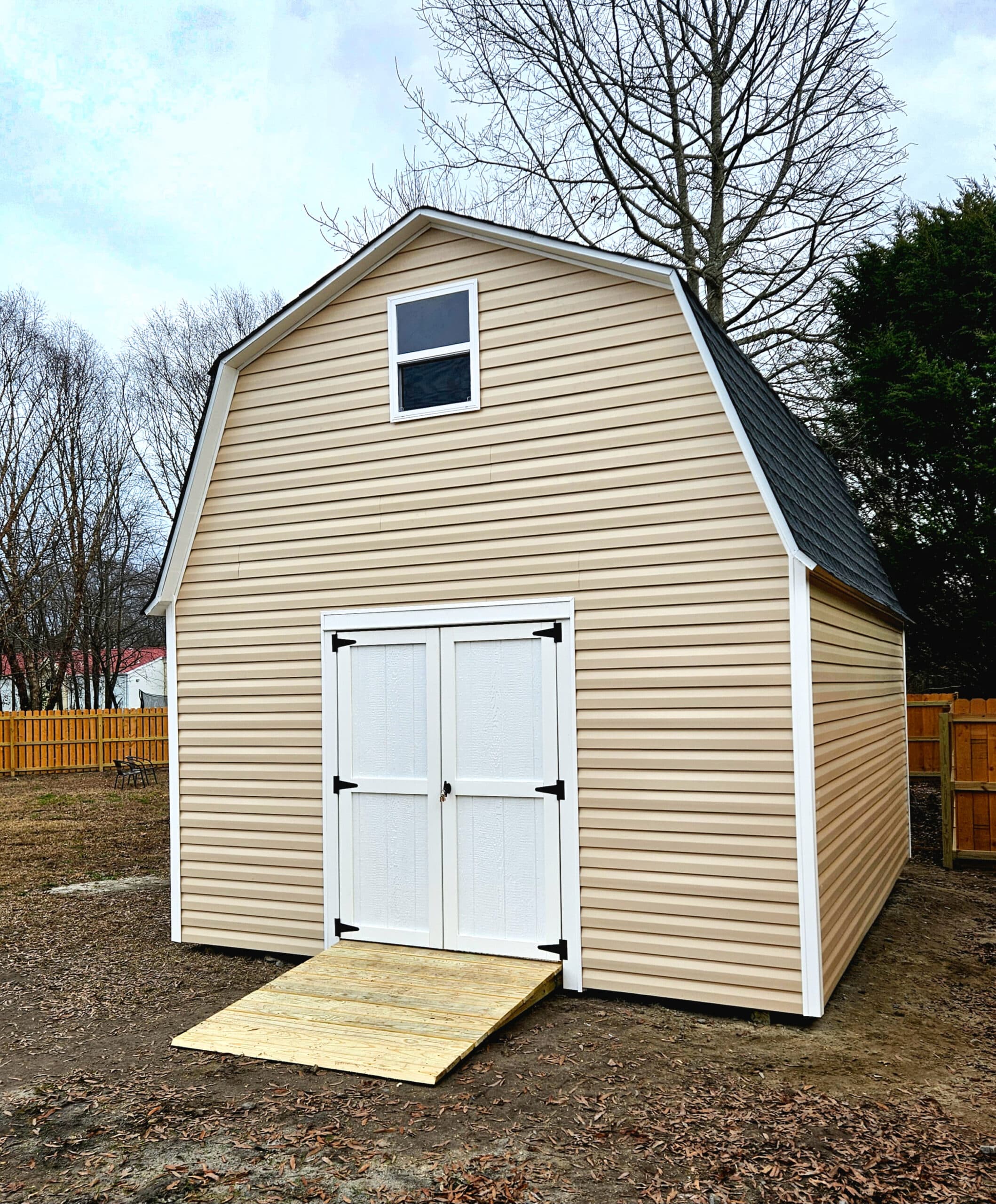 Vinyl Shed Siding | Shed Siding Options - Tidewater Sheds